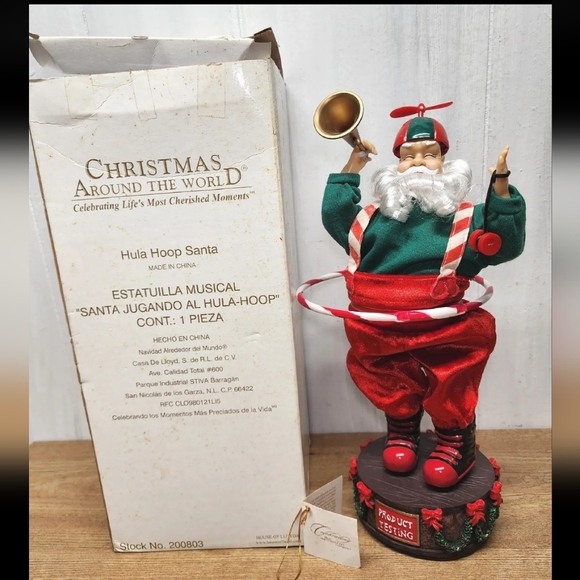 House of Lloyd | Holiday | Hula Hoop Santa Christmas Around The World 5 ...
